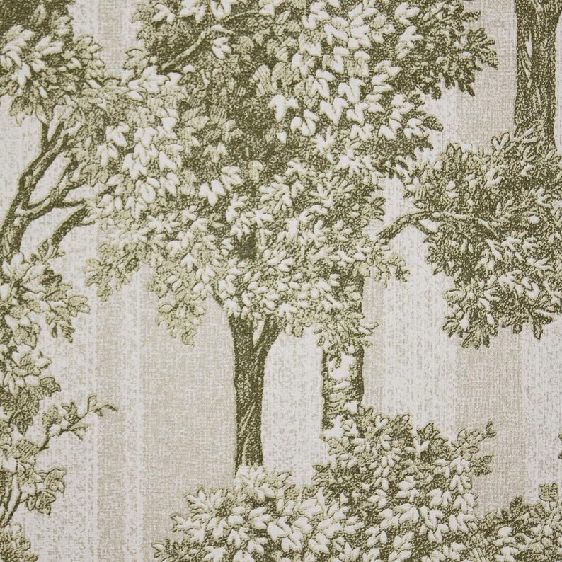 Vintage Original 1960s 1970s Wallpaper Mythical Forest Retro Wallpaper ...