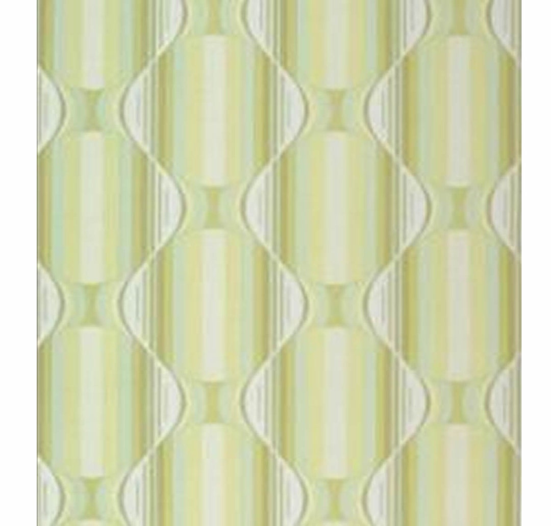 Iconic Vintage Groovin Green 60s 70s Original Geometric Wallpaper ...