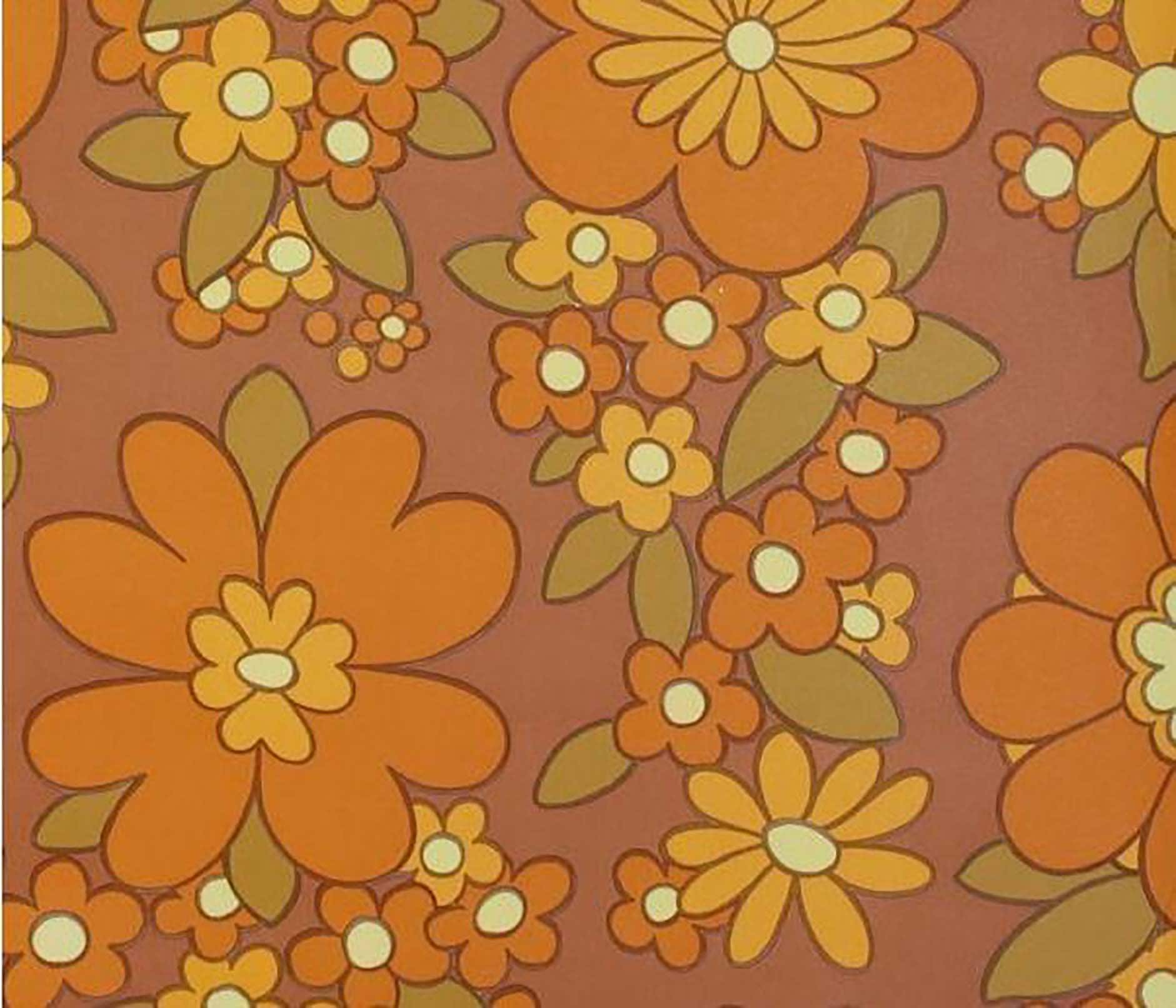 70s Flower Background