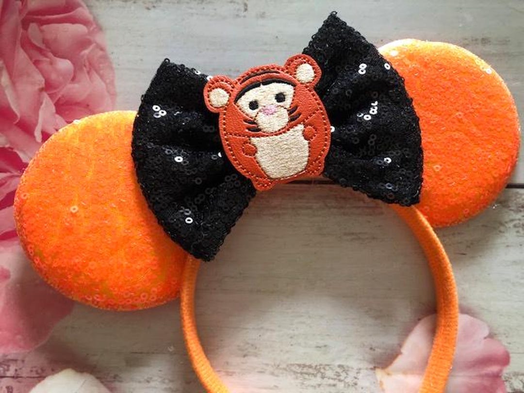 Tigger Mouse Ears Headband- Halloween Mouse Ears- Dress up Mouse- Party ...