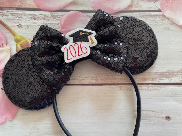 Graduate Class of 2026 Mouse Ears Headband- End of Year Party Headband ...