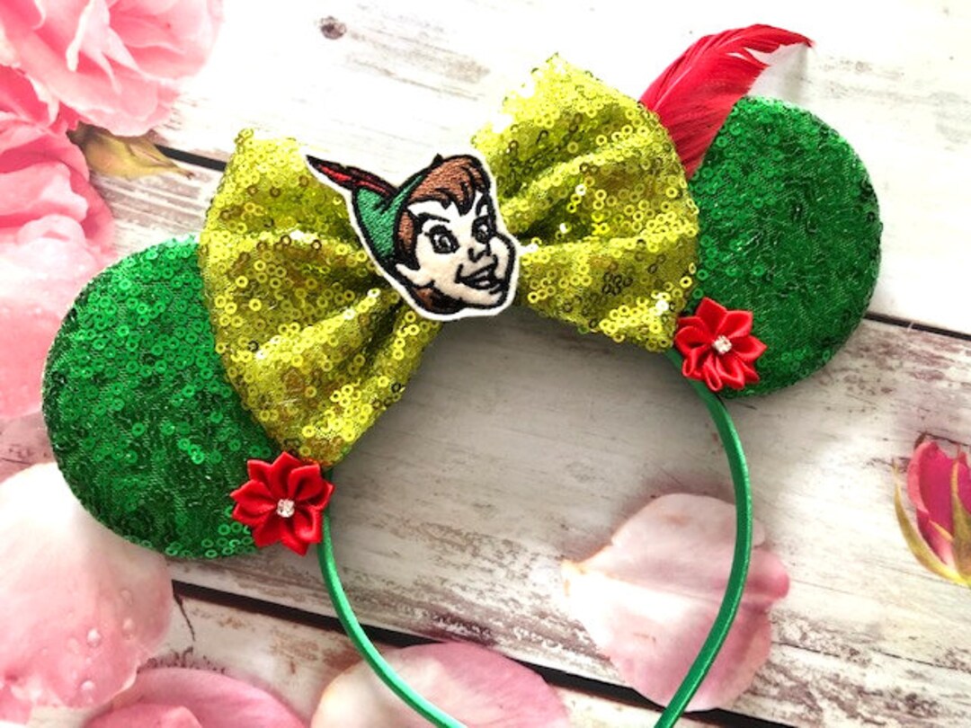 Peter Pan- Mouse Ears Headband-costume,dress Up, Halloween Costume - Etsy