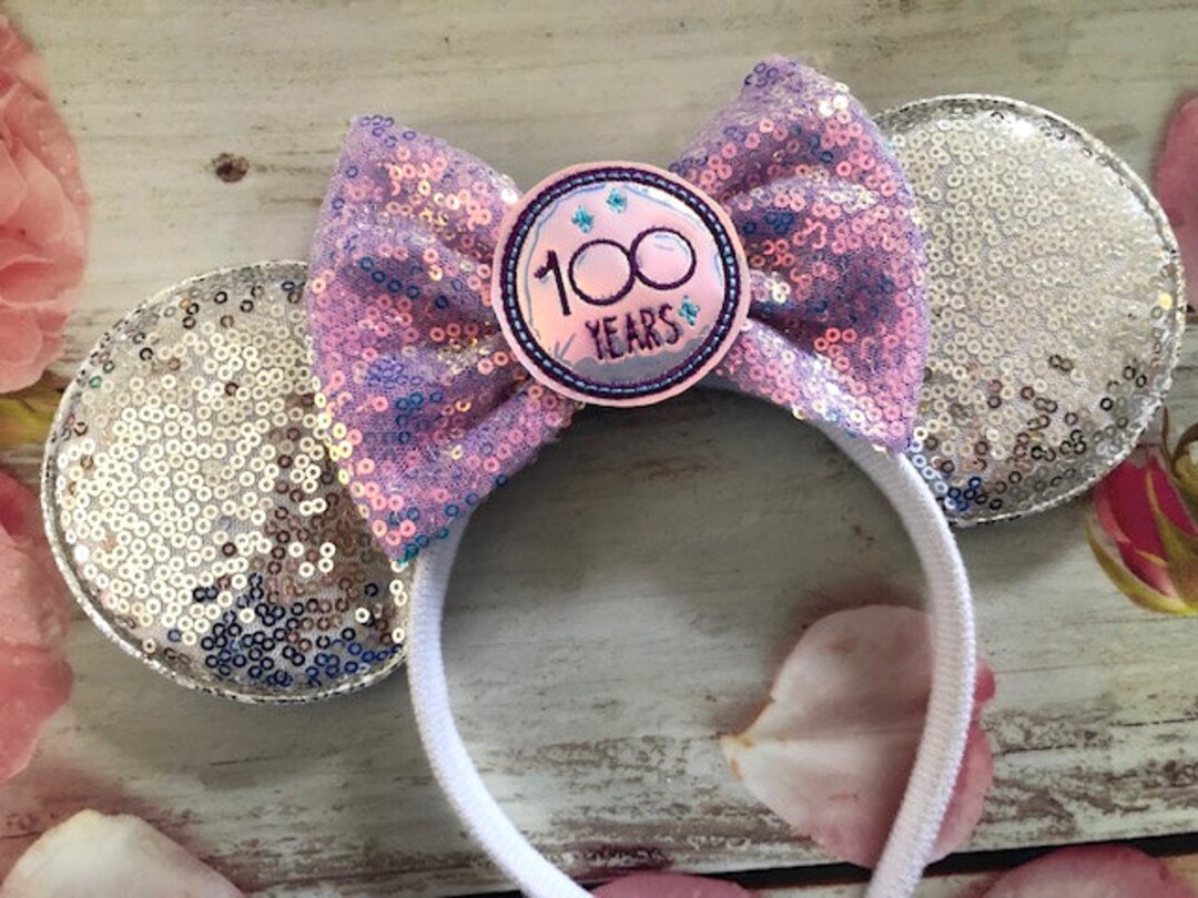 Mouse 100 Years Celebration Mouse Ears Headband Party Headband-mouse ...