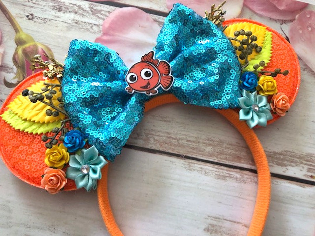 Finding Nemo Inspired Mouse Ears Headband- Spring- Summer Vacation ...