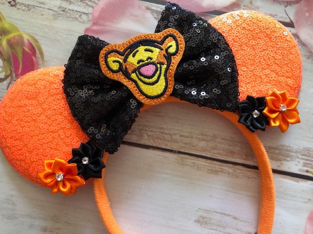 Tigger Mouse Ears Headband- Halloween Mouse Ears- Dress up Mouse- Party ...