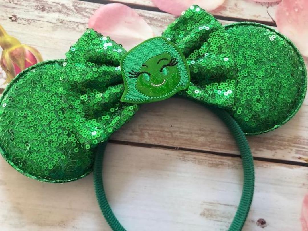 Inside Out 2 Minnie Mouse Ears Headband- Disgust!! - Etsy