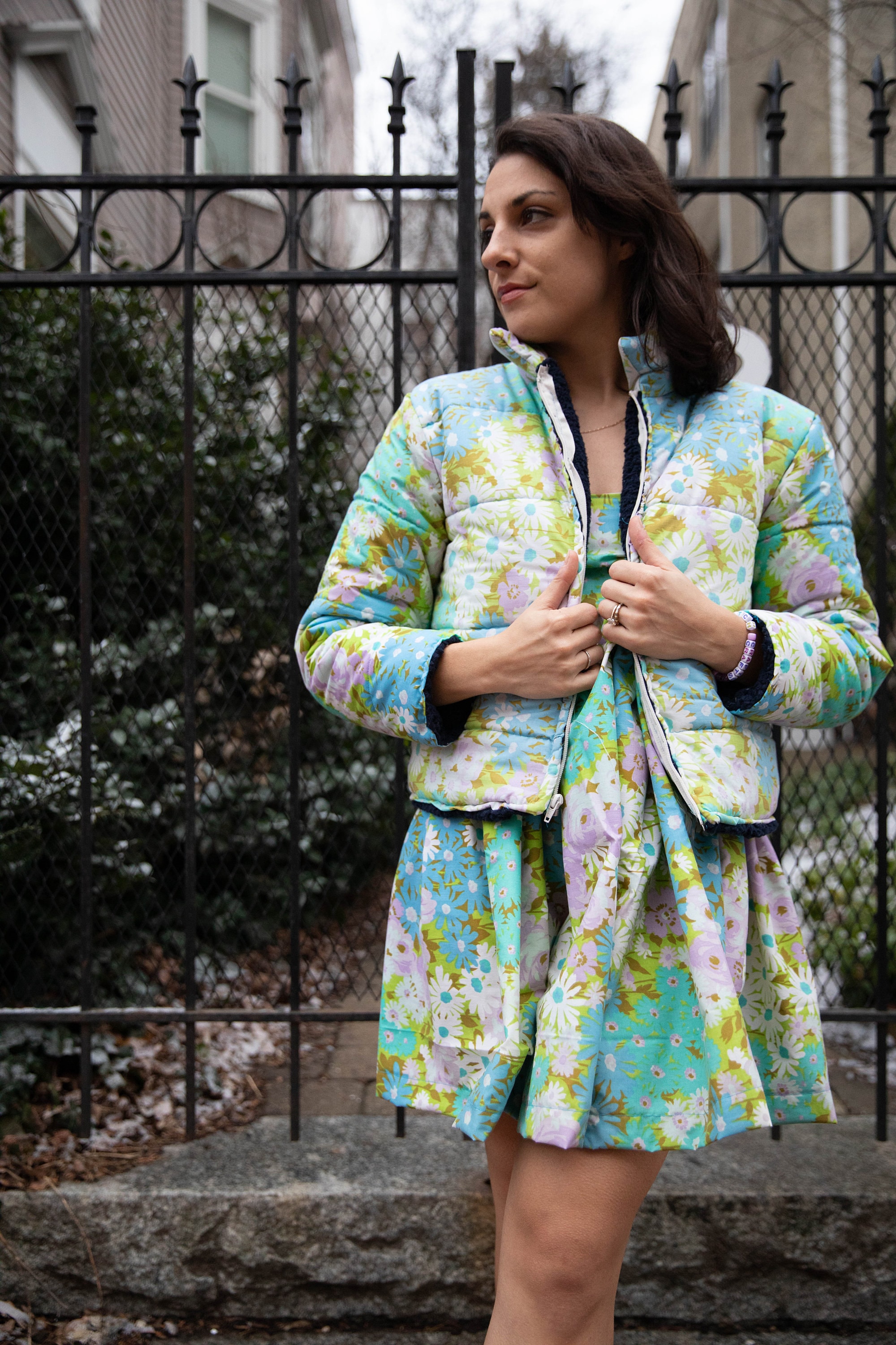 Women's Reversible Puffer Jacket Sewing Digital PDF Pattern / Size XS ...