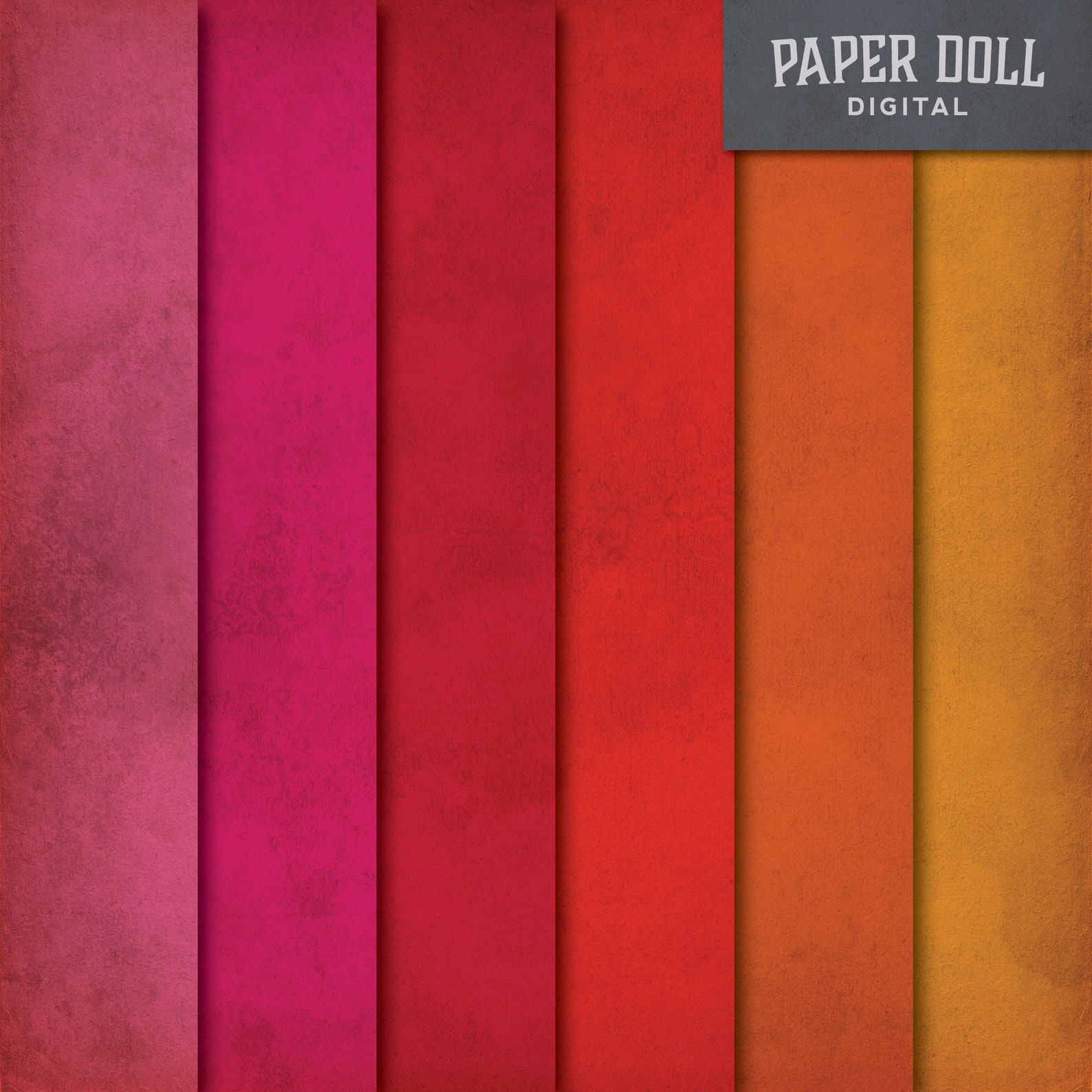 Jewel Tone Digital Paper - Textured Scrapbooking, Junk Journal Paper ...
