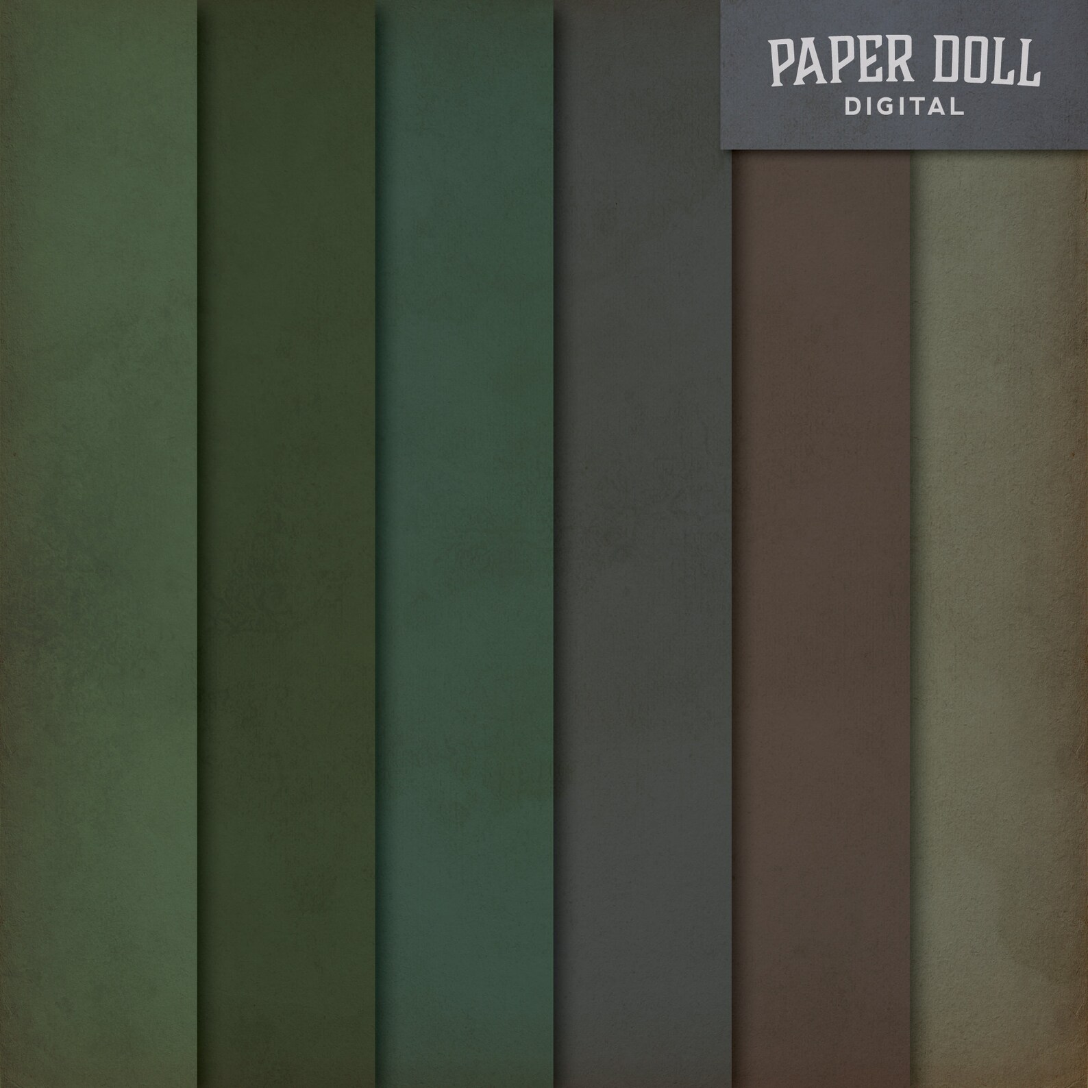Earth Tone Digital Paper - Textured Scrapbooking Paper - Vintage Junk ...