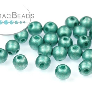 Rounduo® Mini Beads - Metallic Emerald 4mm - Etsy
