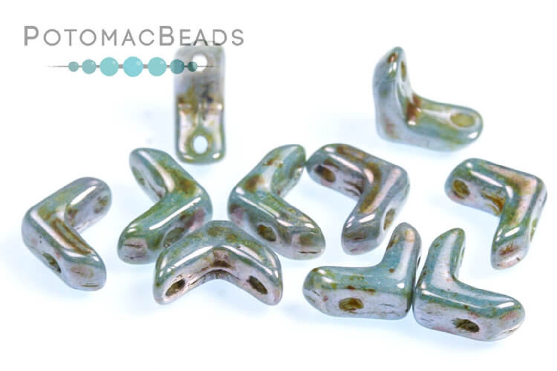 EVA® Beads - White Blue Luster (pack of 100) - Etsy