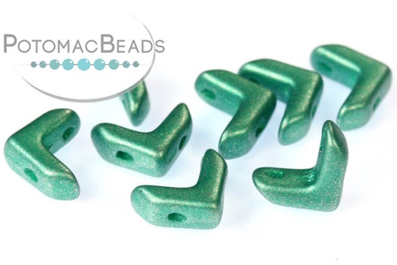EVA® Beads Metallic Emerald pack of 20 - Etsy