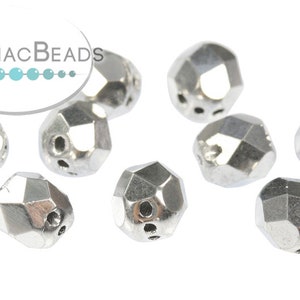 Faceted Rountrio® Beads - Crystal Labrador Full 6mm (pack of 50) - Etsy