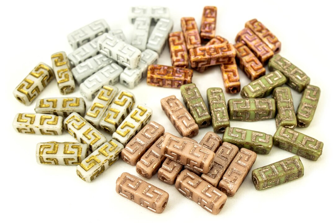 Celtic Block Beads Collection 15x5mm | Pack of 50 - Etsy