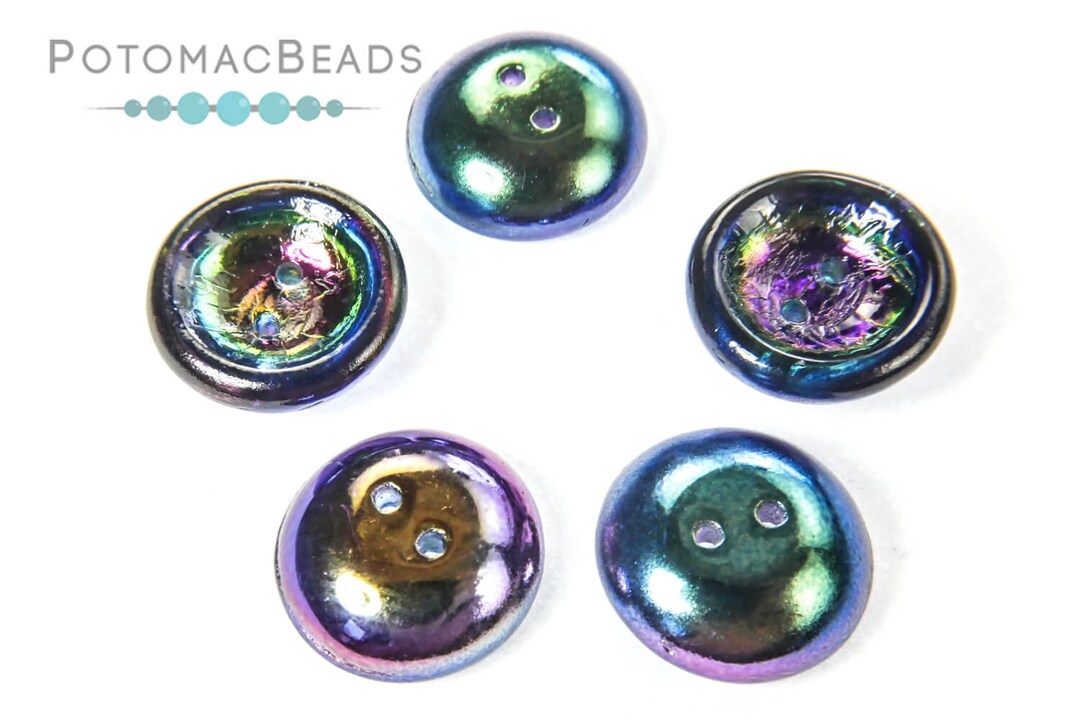 Cup Buttons - Magic Blue (pack of 5) - Etsy
