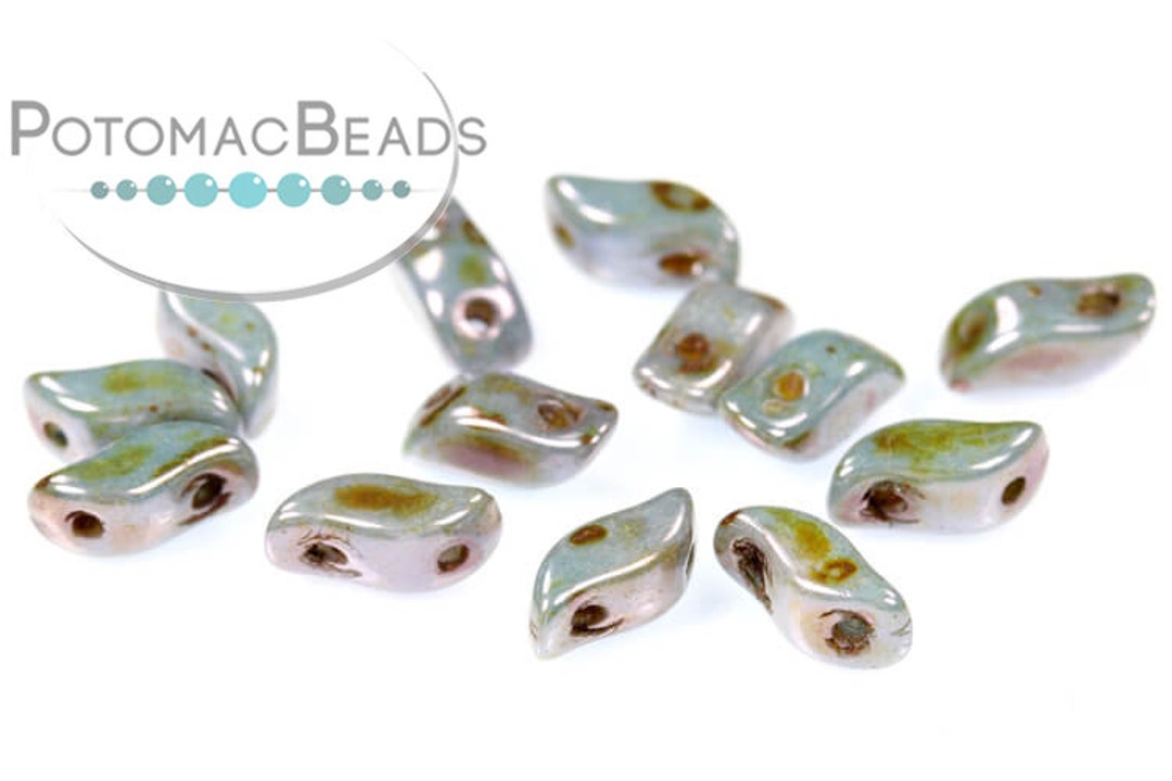 Stormduo® Beads - White Blue Luster 7x3mm (pack of 600) - Etsy