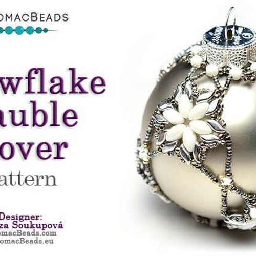 Snowflake Bauble Ornament Pattern by Tereza Soukupova - Etsy