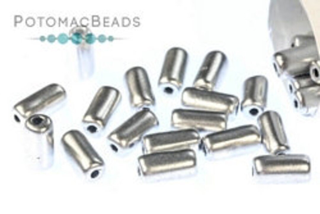 Tubelet Beads - Aluminum Silver 6x2.8mm (96 Beads per Tube) - Etsy