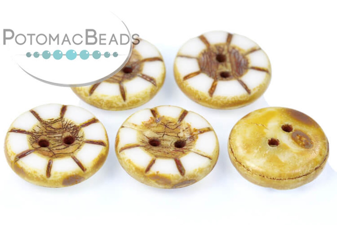Table Cut Buttons - Opaque White Travertine 7mmx14mm (pack of 30) - Etsy
