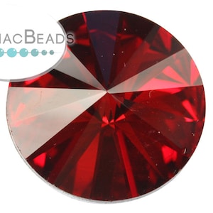 Potomac Crystal Rivoli - Siam 18mm (pack of 2) - Etsy