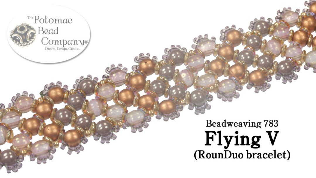 Flying V Bracelet Pattern by Allie Buchman - Etsy