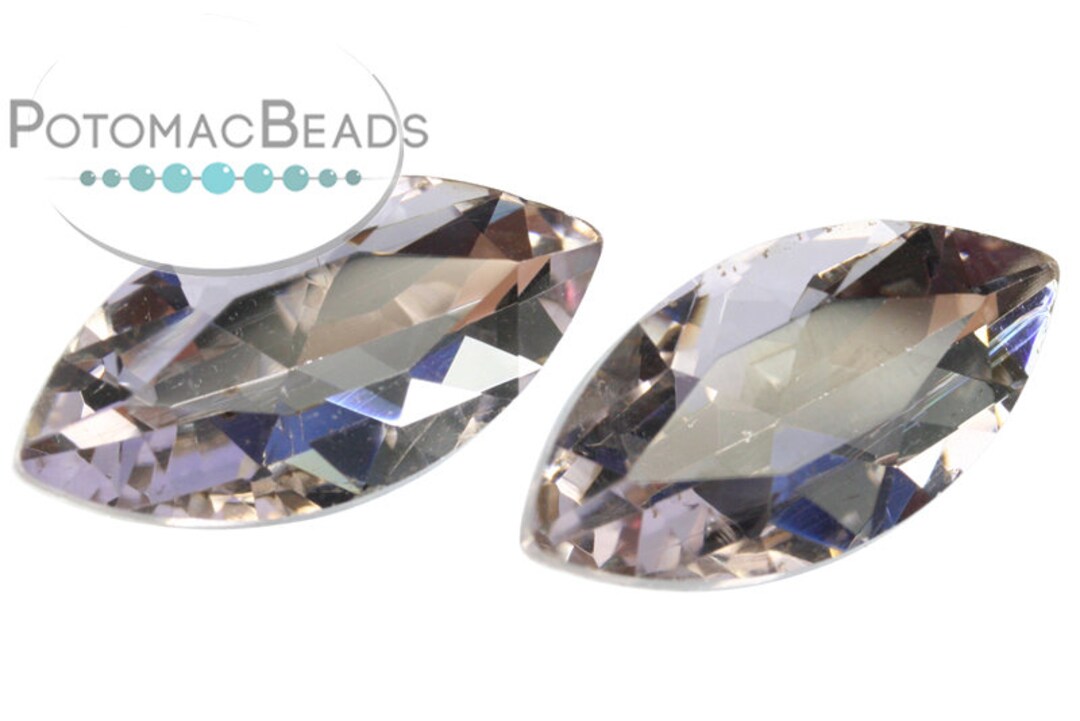 Potomac Crystal Navettes - Violet 13x27mm (pack of 2) - Etsy