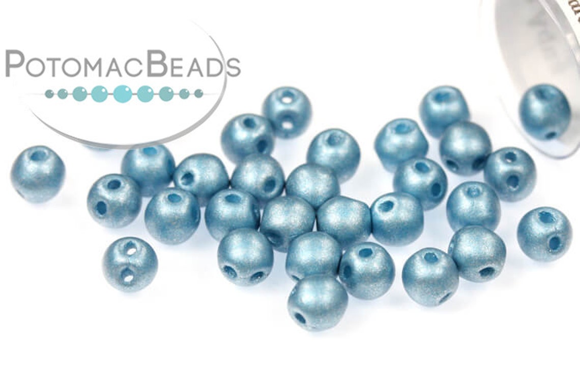 Rounduo® Mini Beads Metallic Aqua 4mm factory Pack of 600 - Etsy