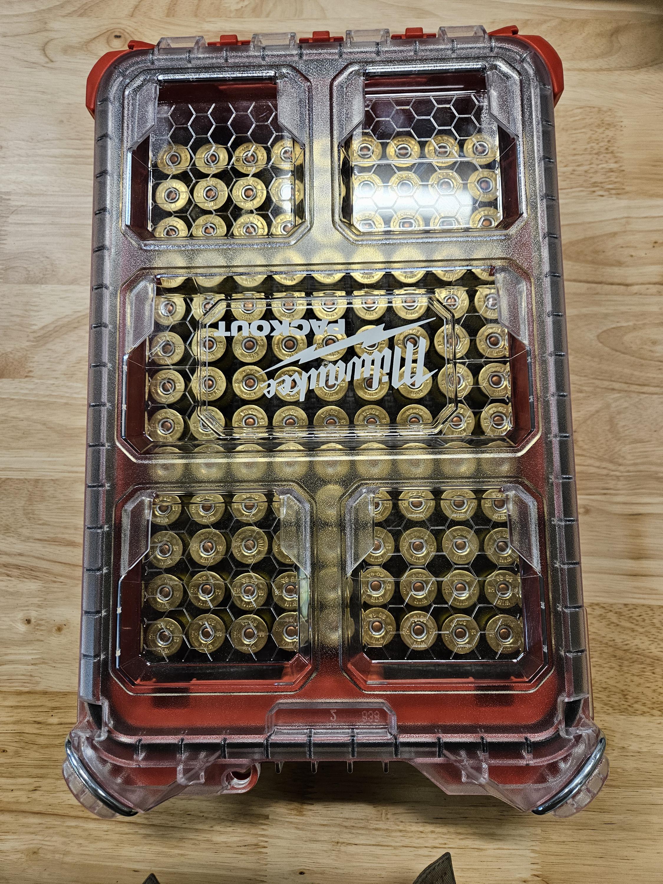 20ga Shotgun Ammo Foam Insert for Milwaukee Compact Packout - Holds 117 ...