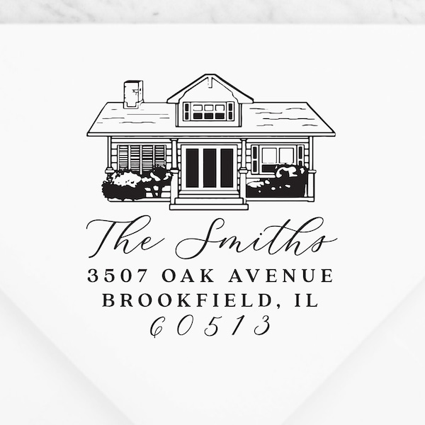 House Stamp - Etsy