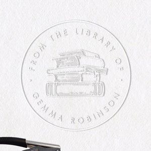 Library Embosser 31 Personalized Custom Gift, Embossing, Book Embosser ...
