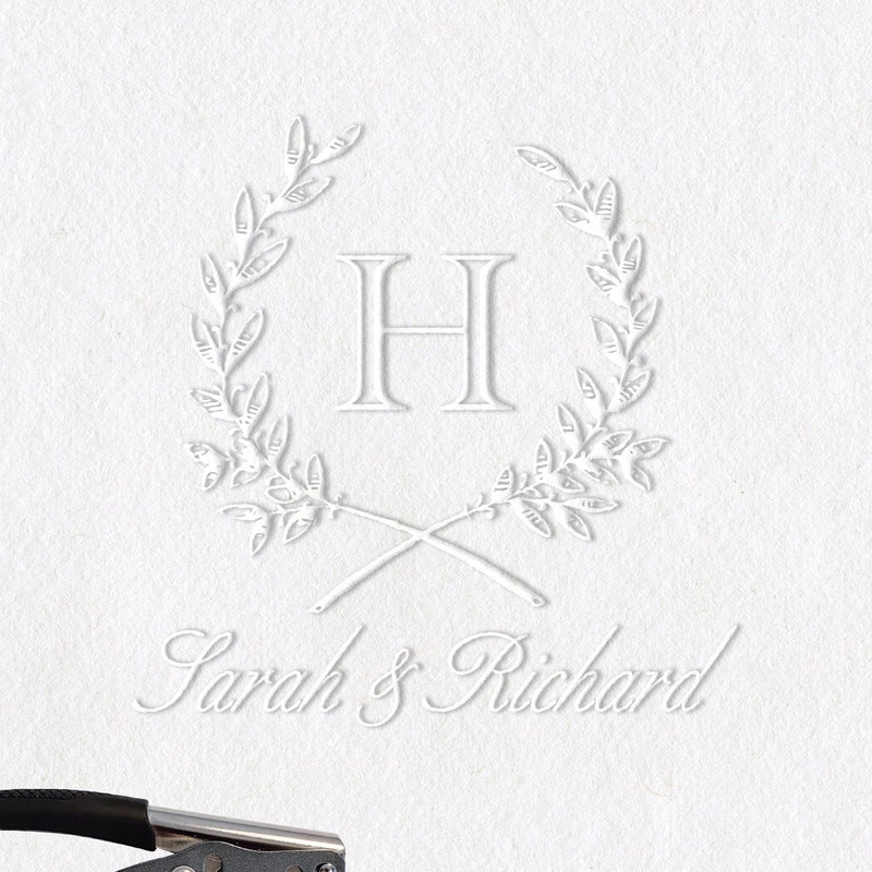 Embossed Name Cards - Etsy