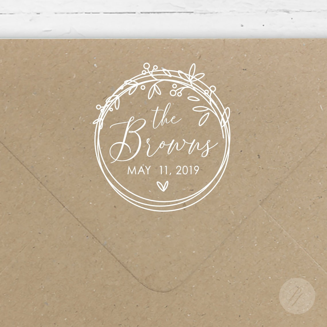 Monogram Stamp 48 Wooden or Self-inking Calligraphy - Etsy