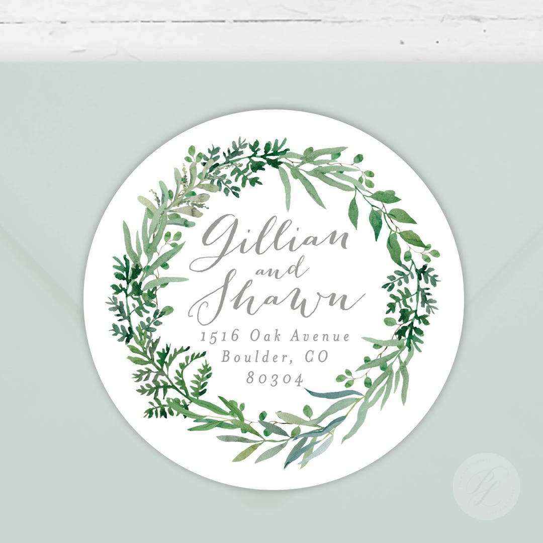 Return Address Sticker #20 - Personalized - Gift, Wedding, Save the ...