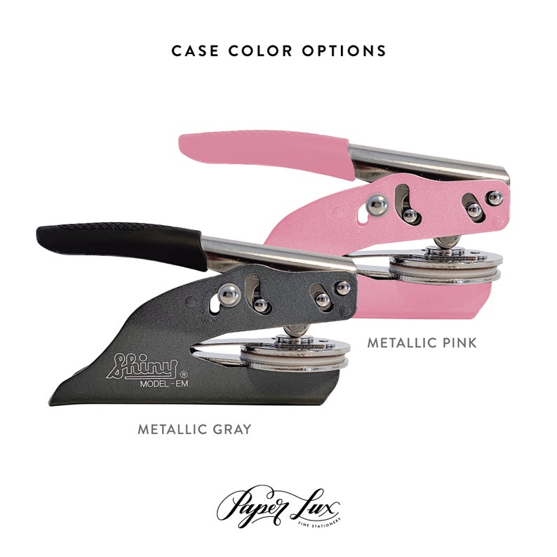 Monogram Embosser 25 Personalized Custom Gift Embossing | Etsy