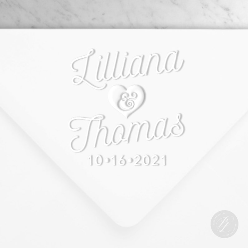 Monogram Embosser #45 - Personalized - Custom Gift, Embossing, Wedding ...