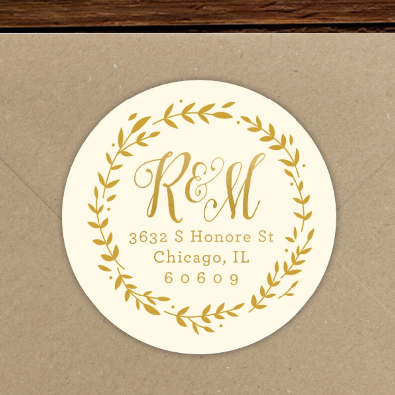 Return Address Sticker 11 Personalized Gift Wedding - Etsy