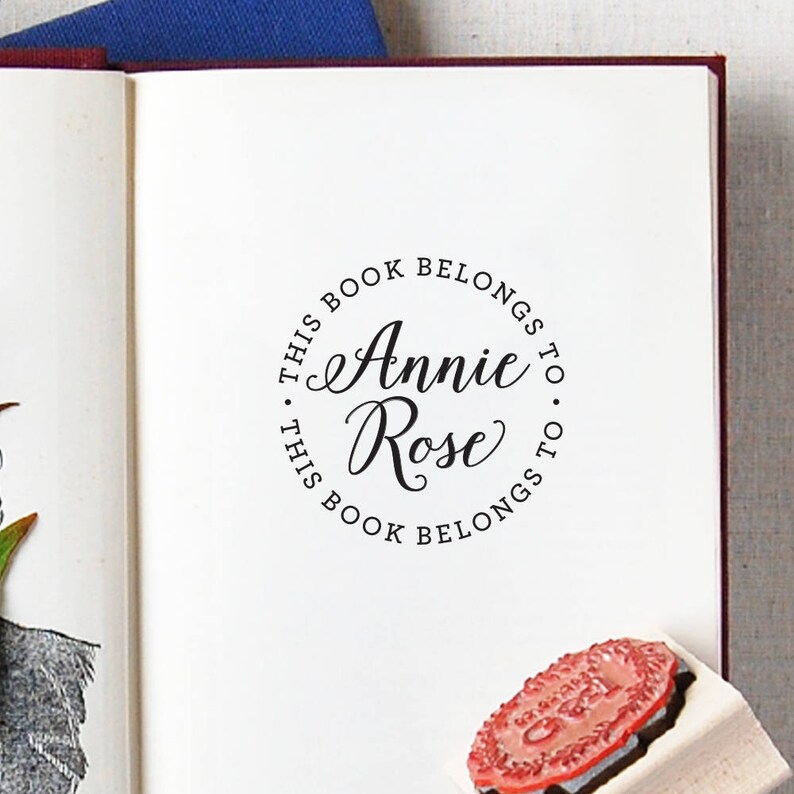 Library Stamp 5 Wooden or Self-inking Calligraphy - Etsy Canada