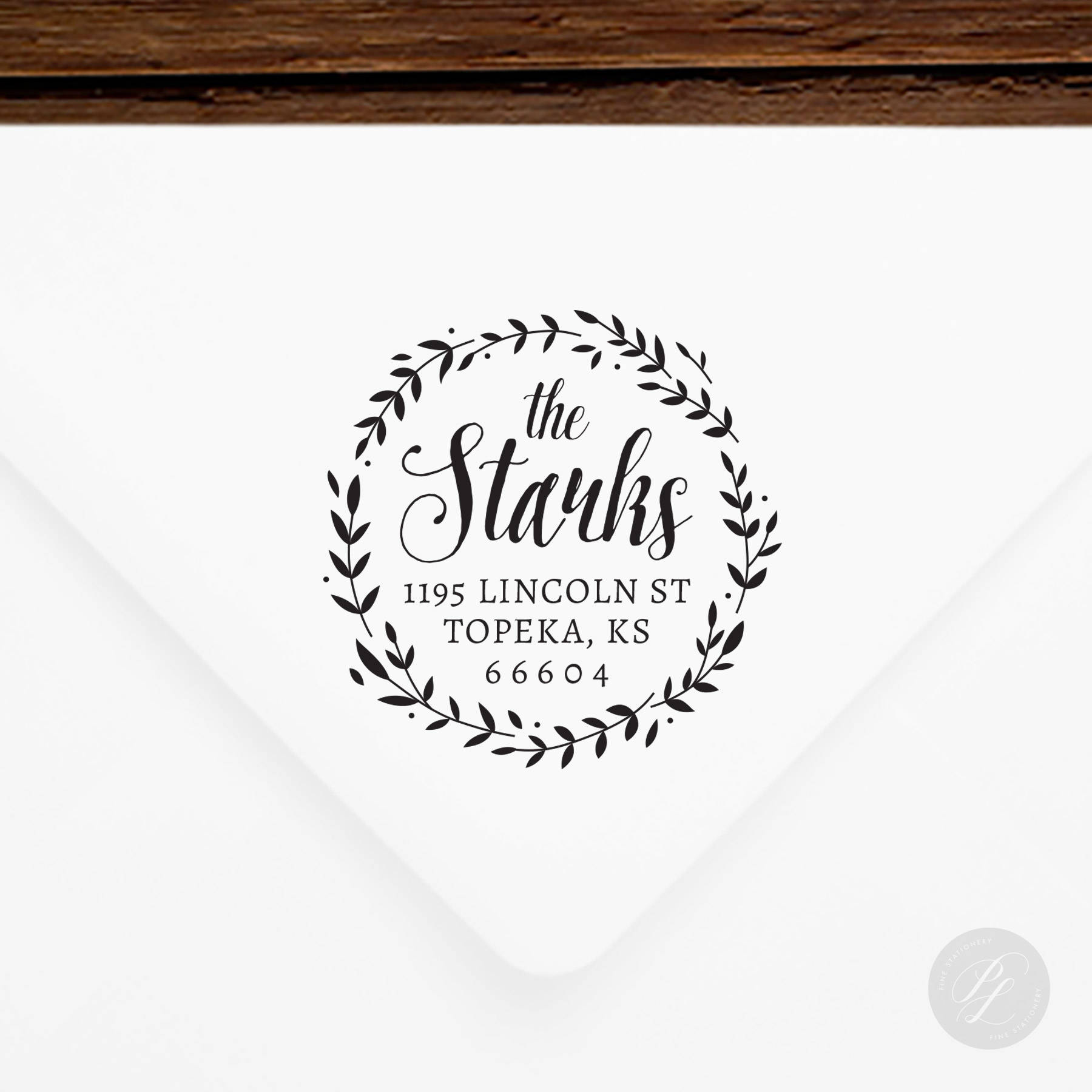 Return Address Stamp #55 - Wooden or Self-inking - Personalized - Gifts ...