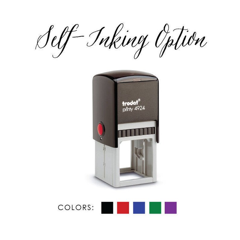 Library Stamp 5 Wooden or Self-inking Calligraphy - Etsy Canada