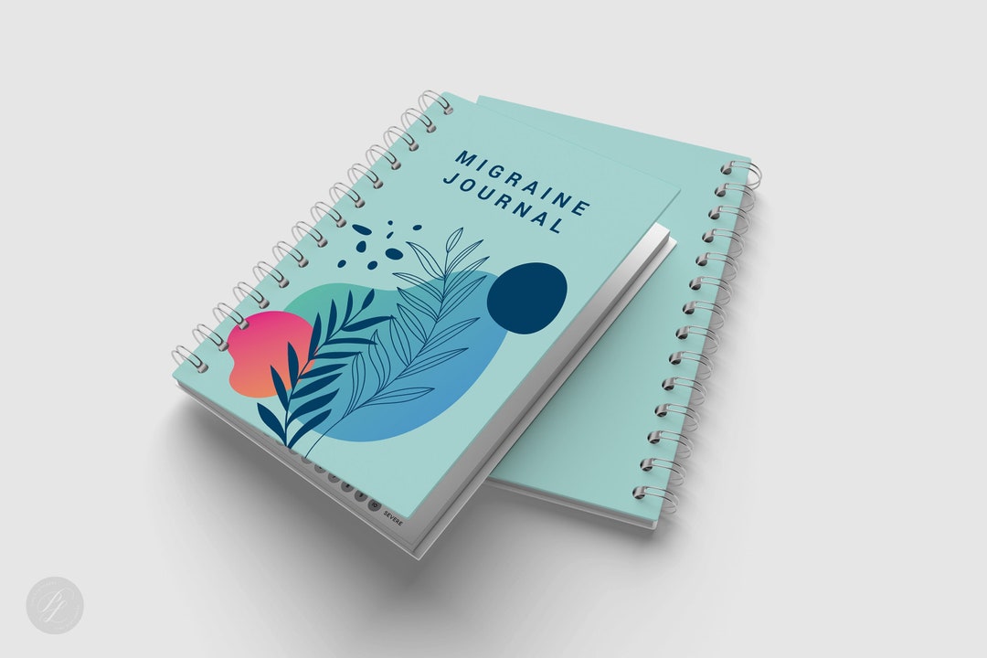Migraine Journal #1 - Coil Bound - Migraine Note Book, Migraine ...