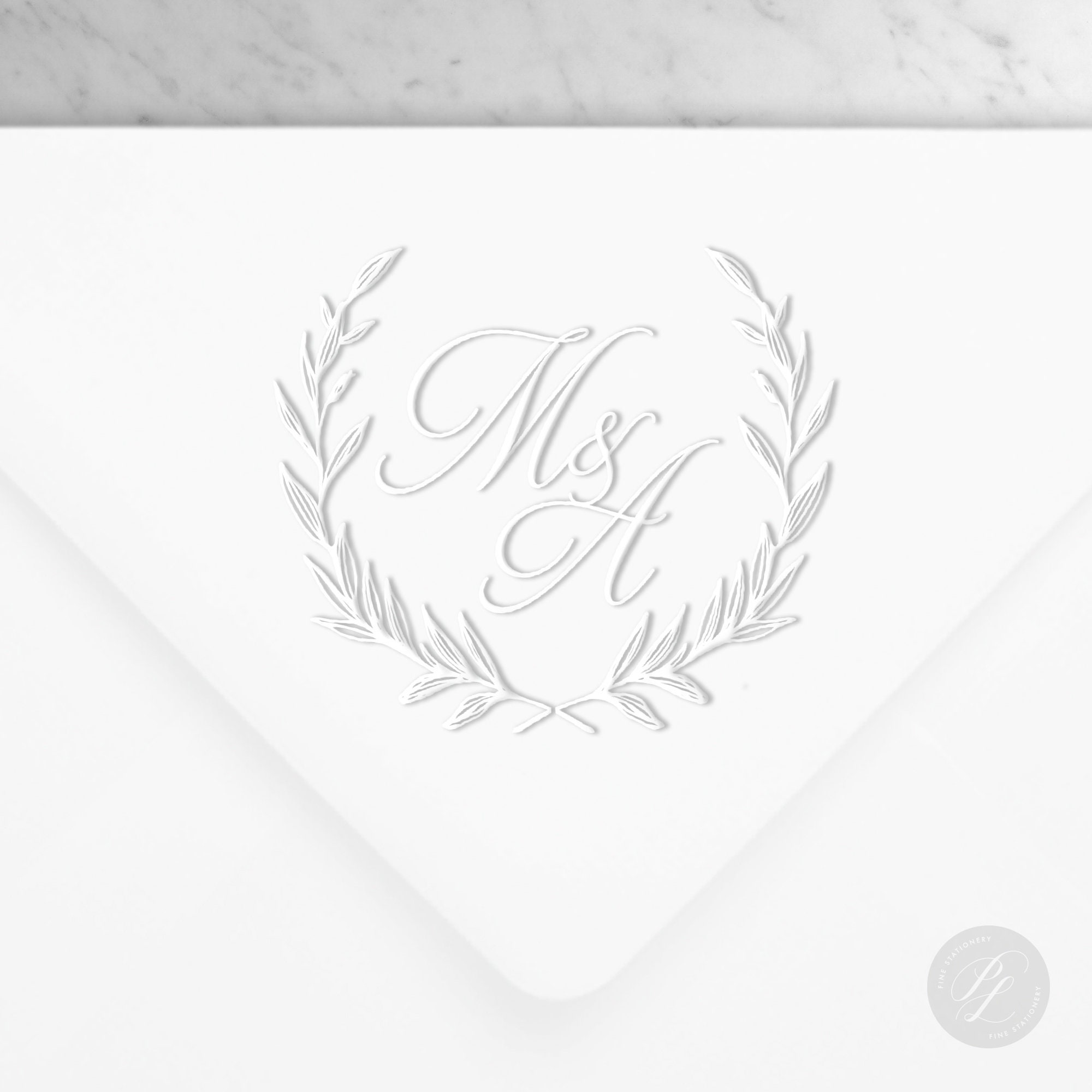 Monogram Embosser #25 - Personalized - Custom Gift, Embossing, Wedding ...