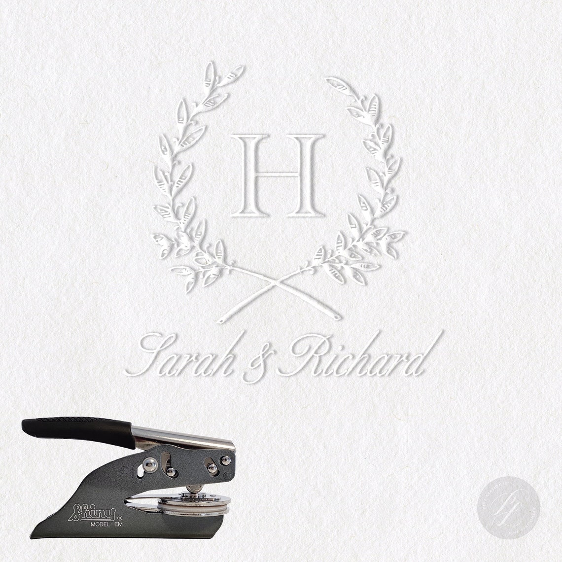 Monogram Embosser 22 Personalized Custom Gift Embossing - Etsy