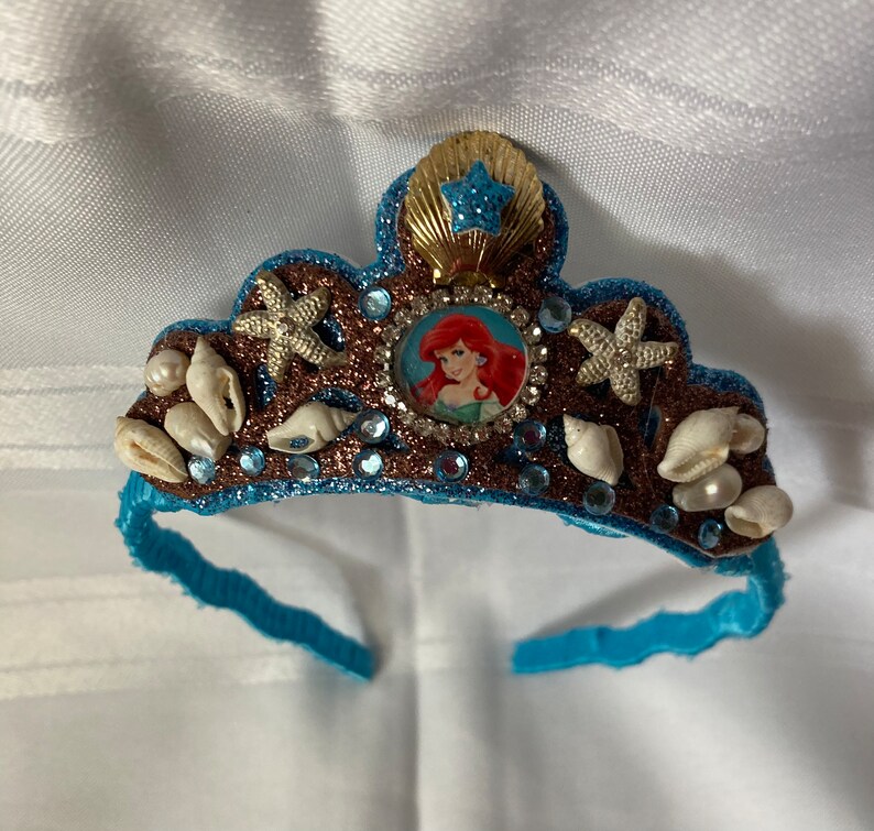 Princess Ariel Crown Ariel Necklaces Mermaid Ariel Crown - Etsy