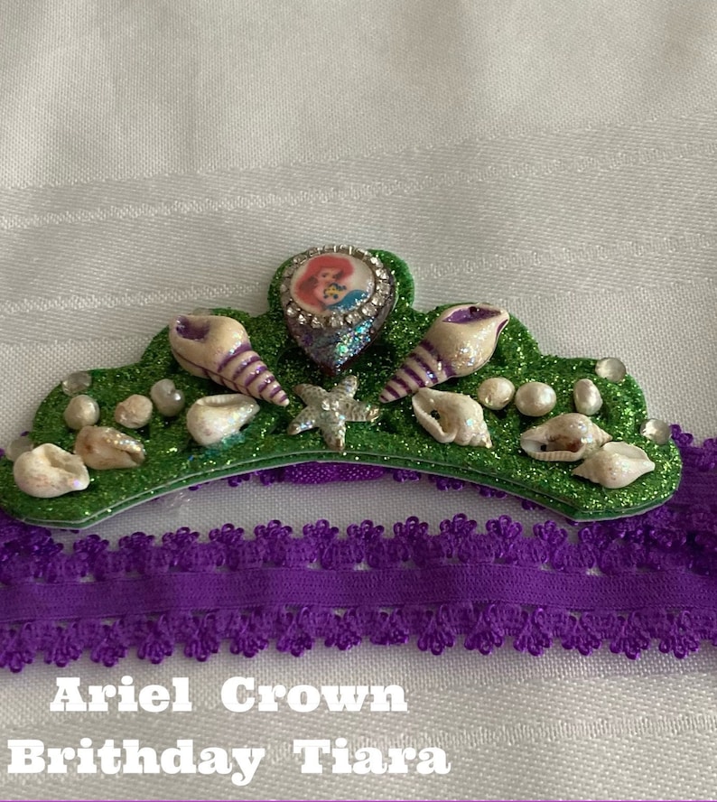 Princess Ariel Crown, Ariel Necklaces,mermaid Ariel Crown Headband ...