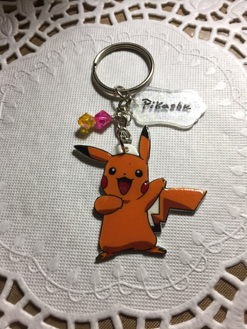 Pokémon Characters Keychains,pikachu Charm,bulbasaur,charmander,eevee ...