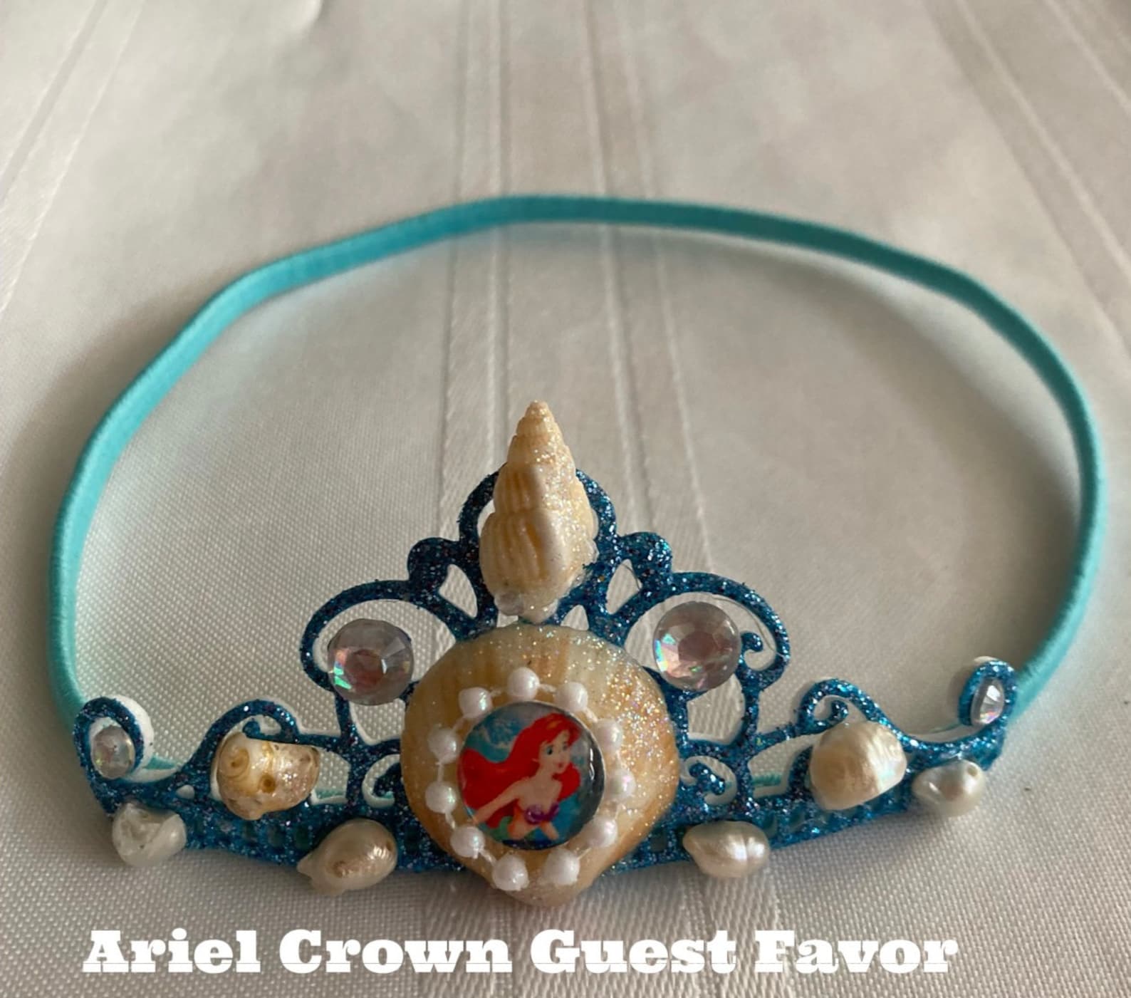 Princess Ariel Crown, Ariel Necklaces, Mermaid Ariel Crown Headband ...