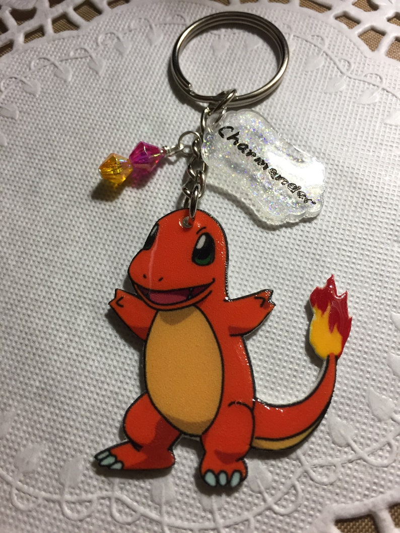 Pokémon Characters Keychains,pikachu Charm,bulbasaur,charmander,eevee ...