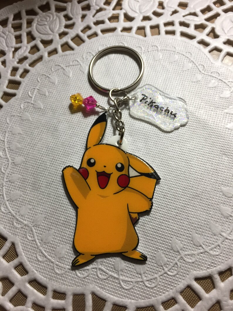 Pokémon Characters Keychains,pikachu Charm,bulbasaur,charmander,eevee ...
