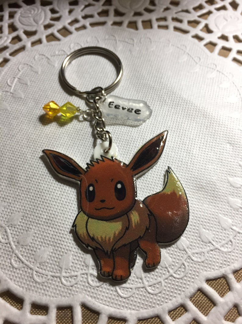 Pokémon Characters Keychains,pikachu Charm,bulbasaur,charmander,eevee ...