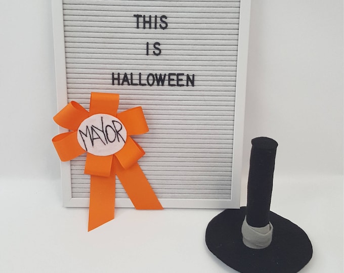 The Mayor Hat and Ribbon, Nightmare Costume, Costume Accessory ...